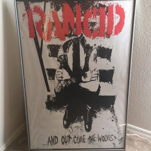 rancid | Wall Decor | Rare Rancid Band Show Marquee Poster Vintage ...